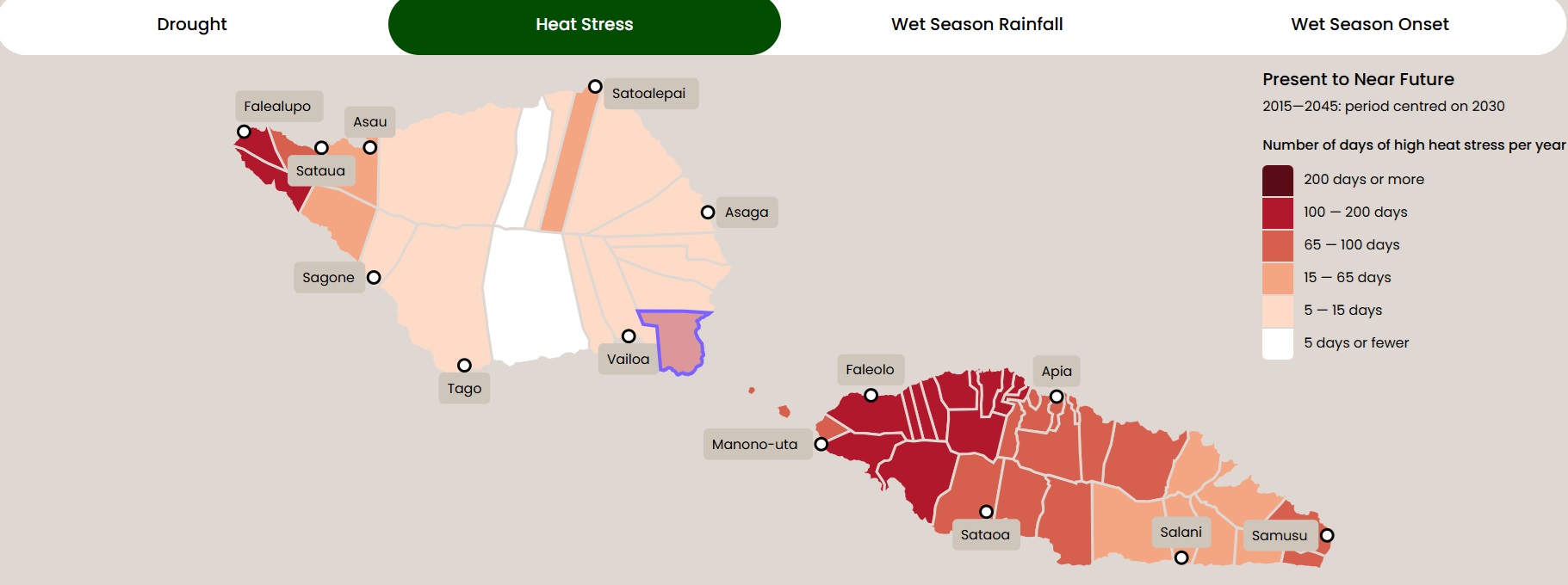 Agri-food Systems and Climate Explorer for Samoa – MAF – Ministry of ...